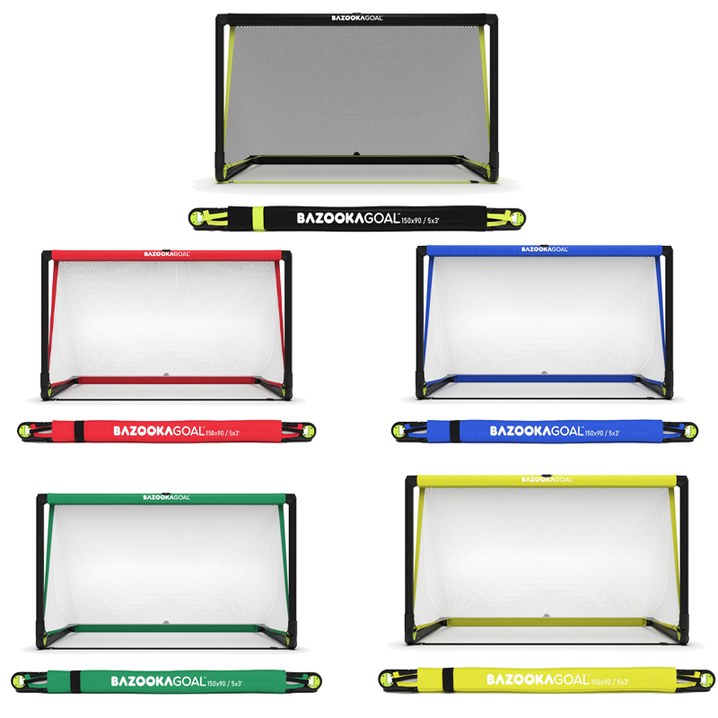 Bazooka Pop Up Portable Training Goal (5' x 3') (Single) - Euro Soccer ...